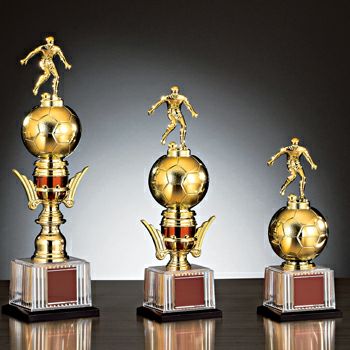 サッカーボールをモチーフにしたサッカーブロンズトロフィーJS-TR-3323｜ジョイタス